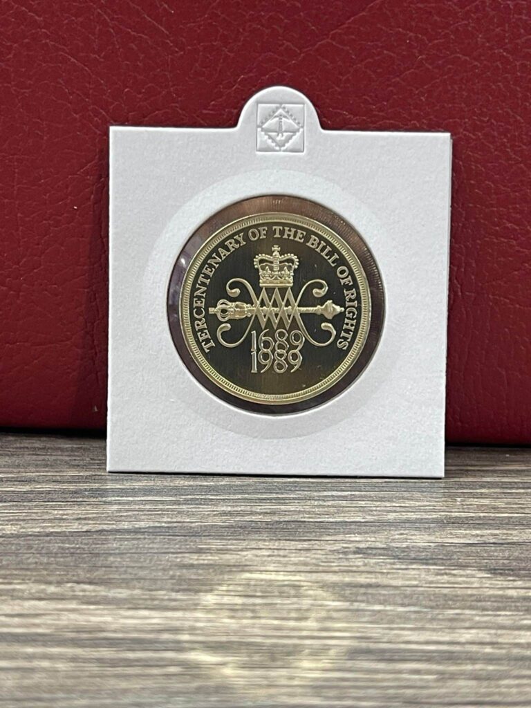 Bill of Rights 1989 Proof £2 Commemorative Coin