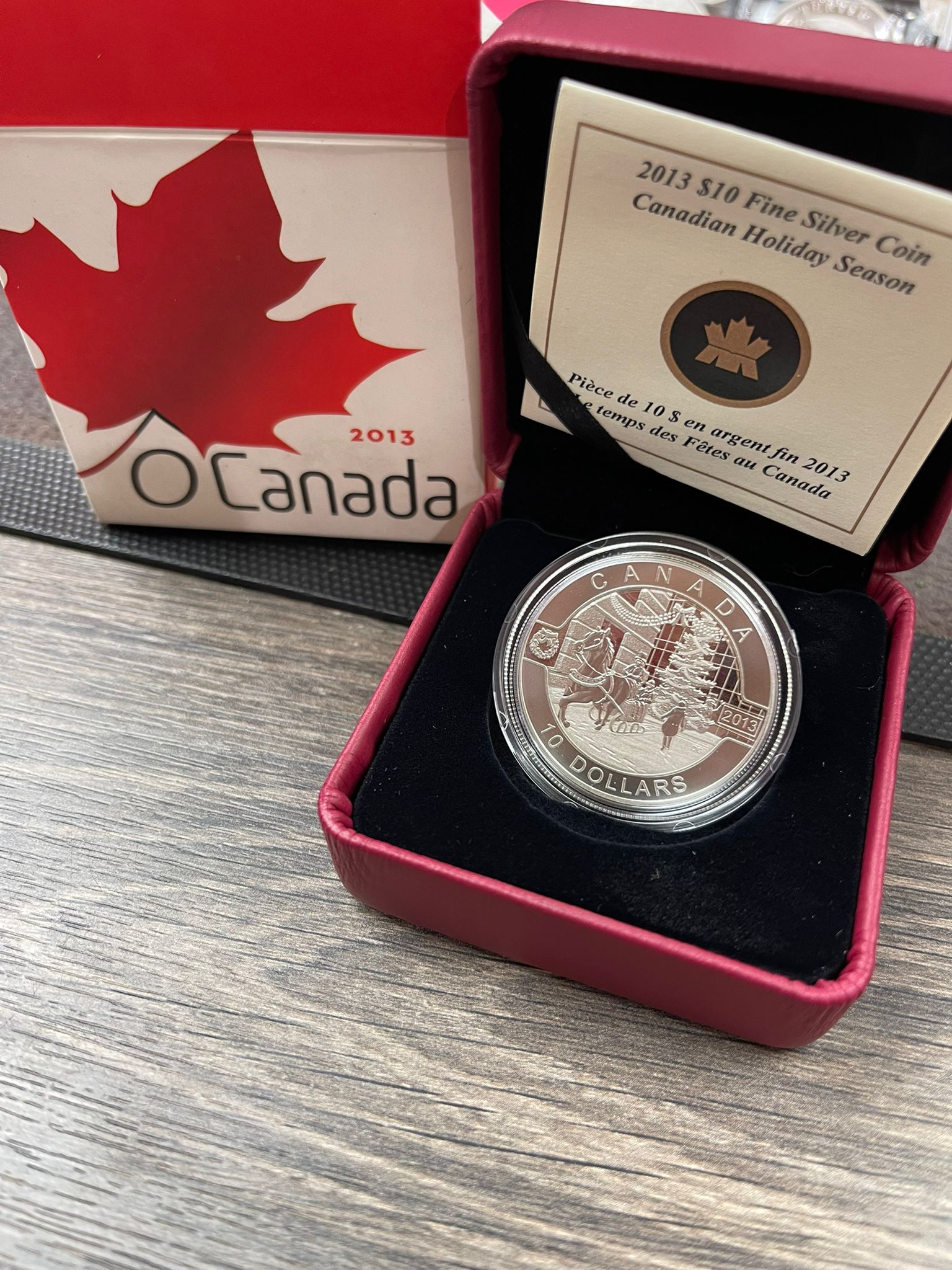 2013 Canada $10 Fine Silver Coin – Canadian Holiday Season - UkCoinHunt