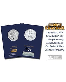 Peter Rabbit CC 2019 50p Brilliant Uncirculated Coin