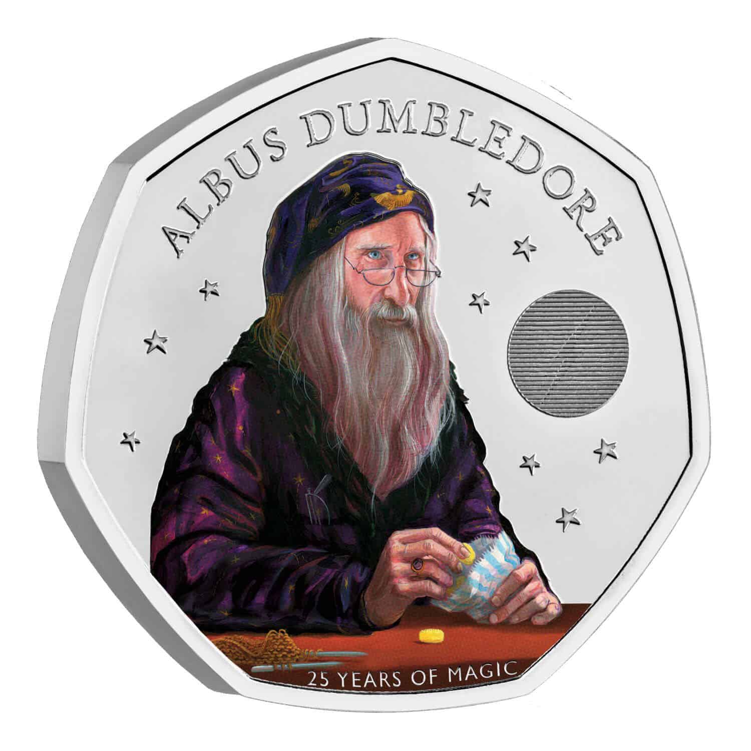 Albus Dumbledore 2023 UK 50p Brilliant Uncirculated Coin