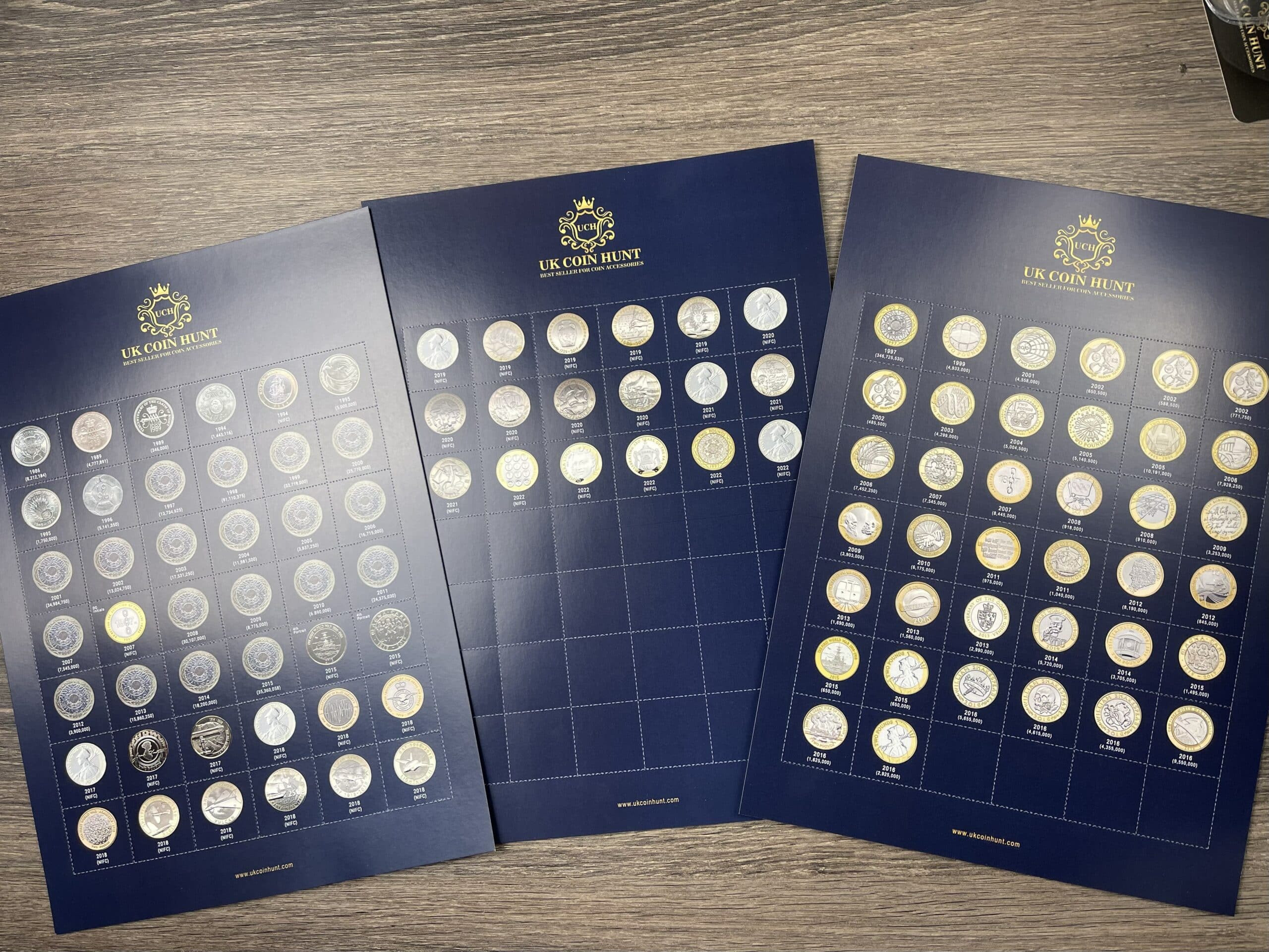 Perforated Date Run Inserts - UkCoinHunt