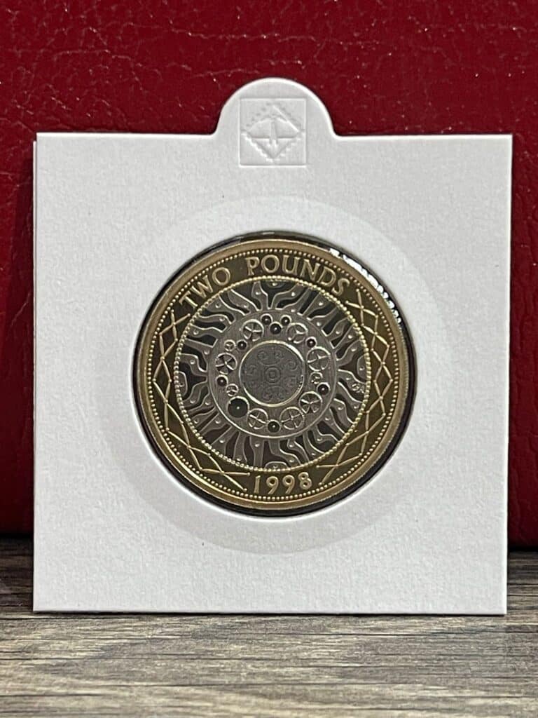 Technology 1998 Proof £2 Coin - Collectible British Currency