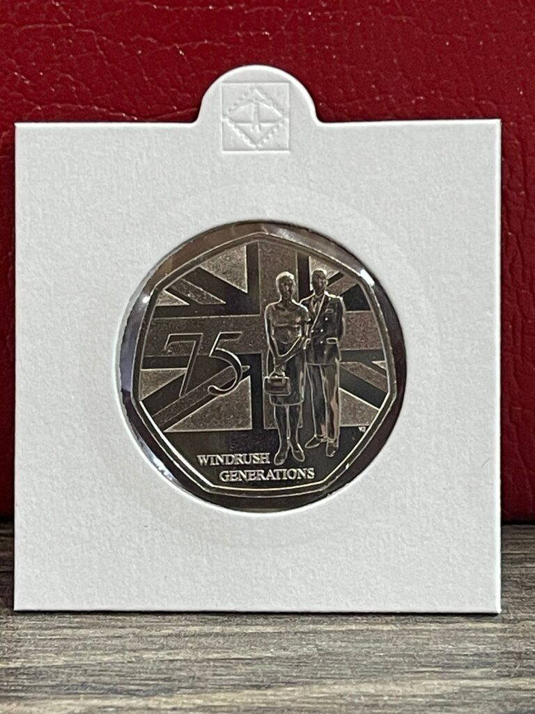75 Years of 2023 Windrush Generation 50p Brilliant Uncirculated