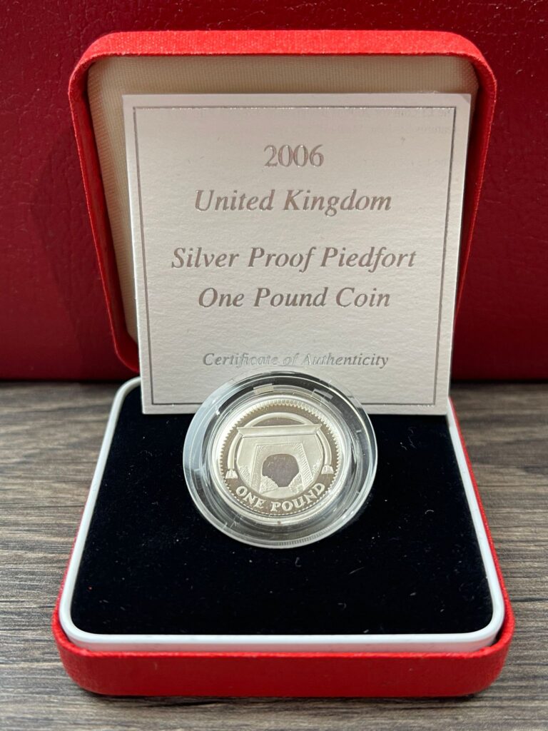 2006 Royal Mint Egyptian Arch Bridge Silver Proof Piedfort One Pound ...