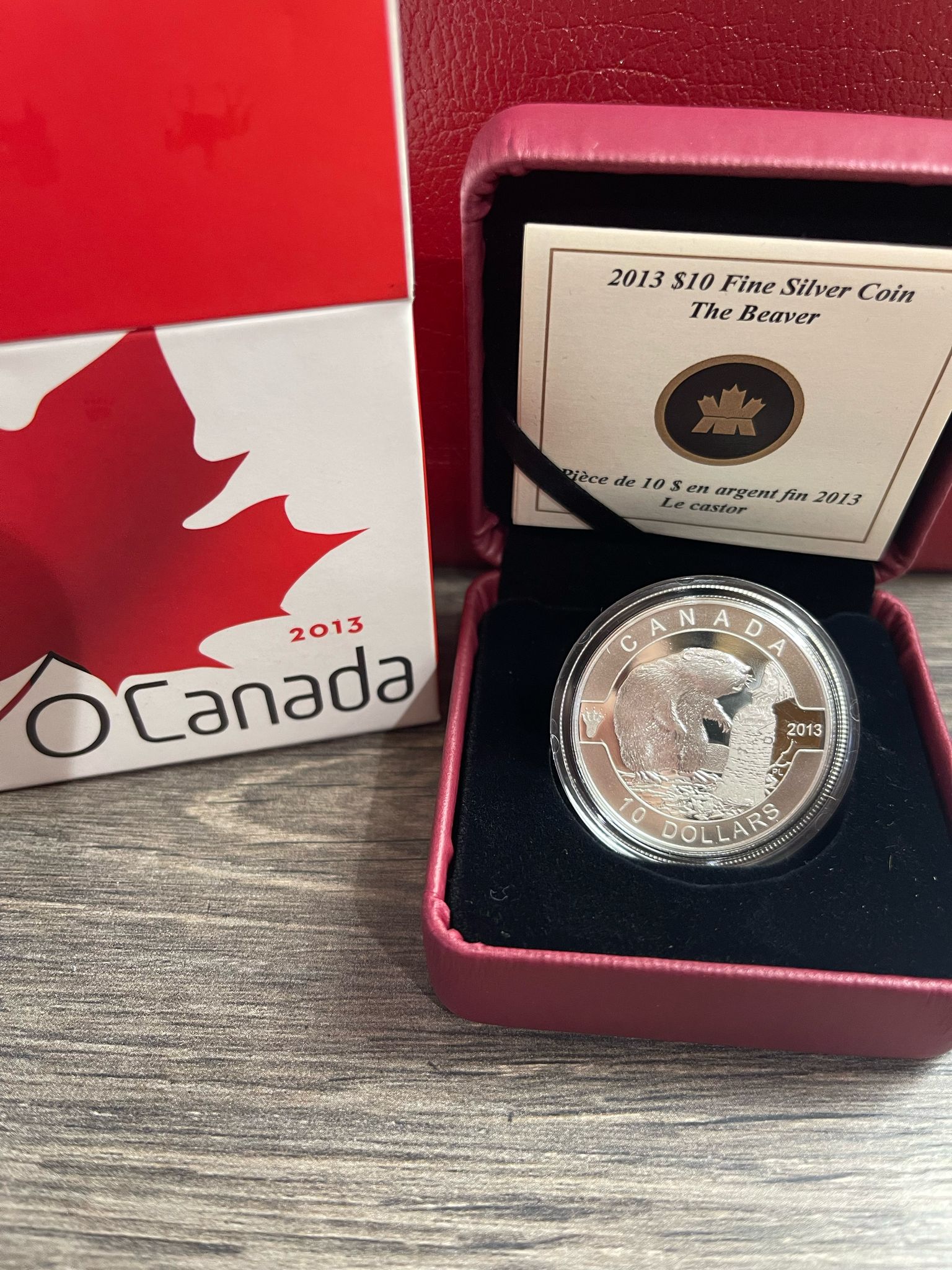2013 Canada $10 Fine Silver Coin – The Beaver - UkCoinHunt